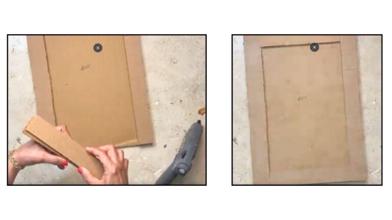 cardboard Recycling :Cardboard Accent Cabinet DIY – Eco Budget Crafts
