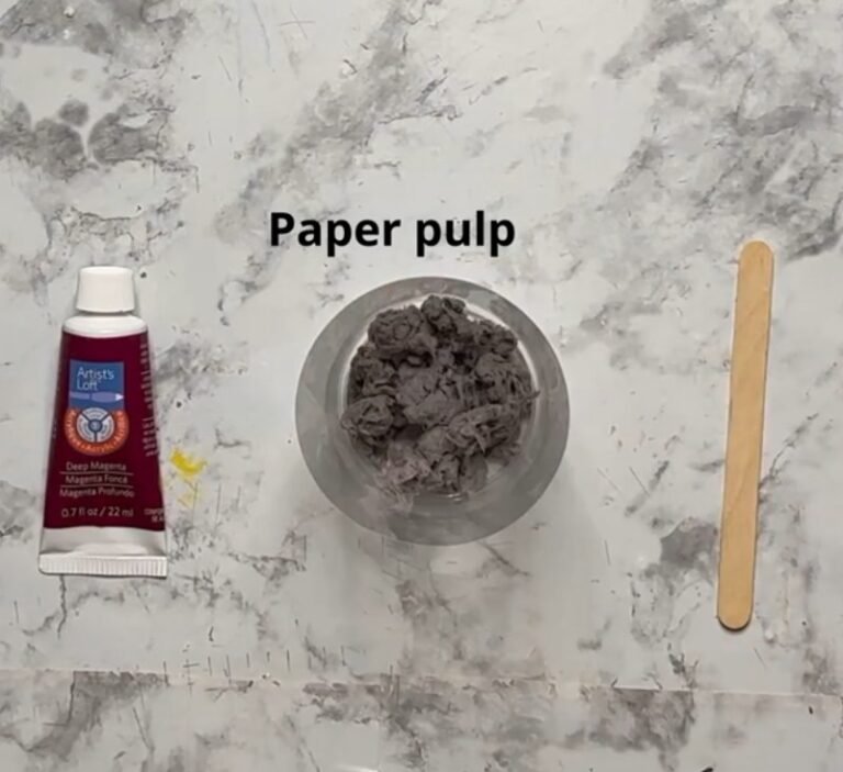 Unique Paper Pulp Wall Decor – Eco Budget Crafts